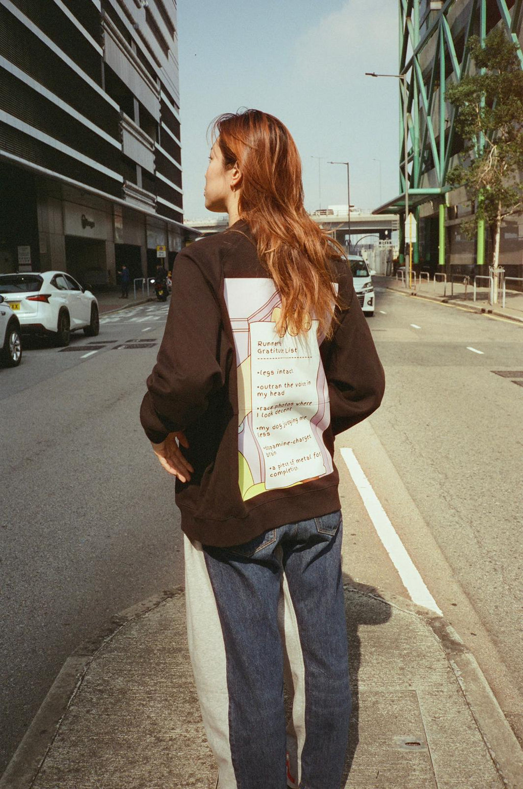 Mind The Waves Running Icon Crewneck